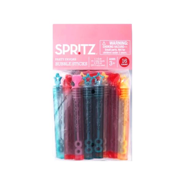 Spritz Bubbles Sticks Party Favors - Hearts/Stars (16 Pack) For ages 3 ...
